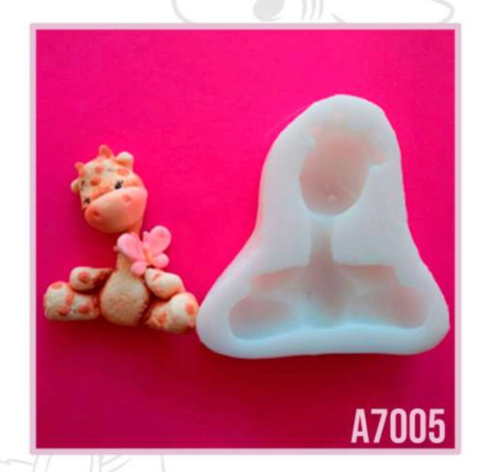 Giraffe Silicone Mold for Crafts Figures, Multifunctional Silicon Mould ...