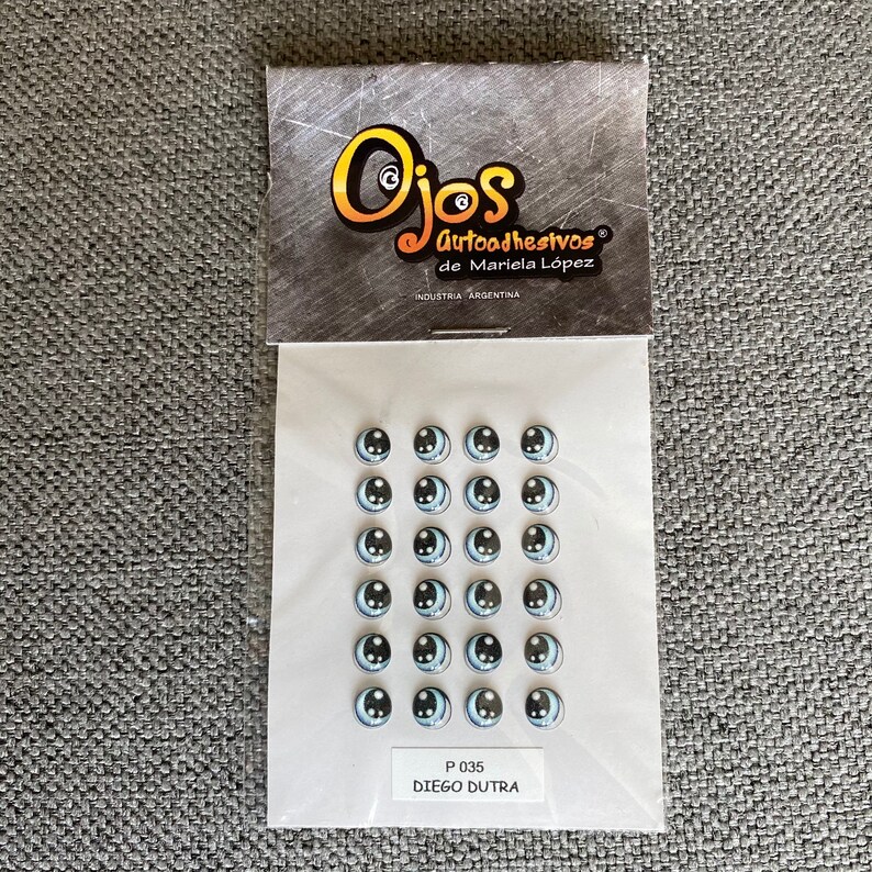 EYES 3D STICKERS Ojos 3D Model 035 Autoadhesivos Diego | Etsy