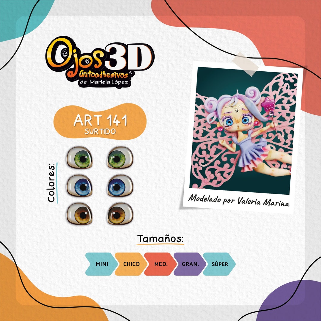 3D Resin Eyes Assorted Colors , Handmade Resin Eyes for Crafting ...