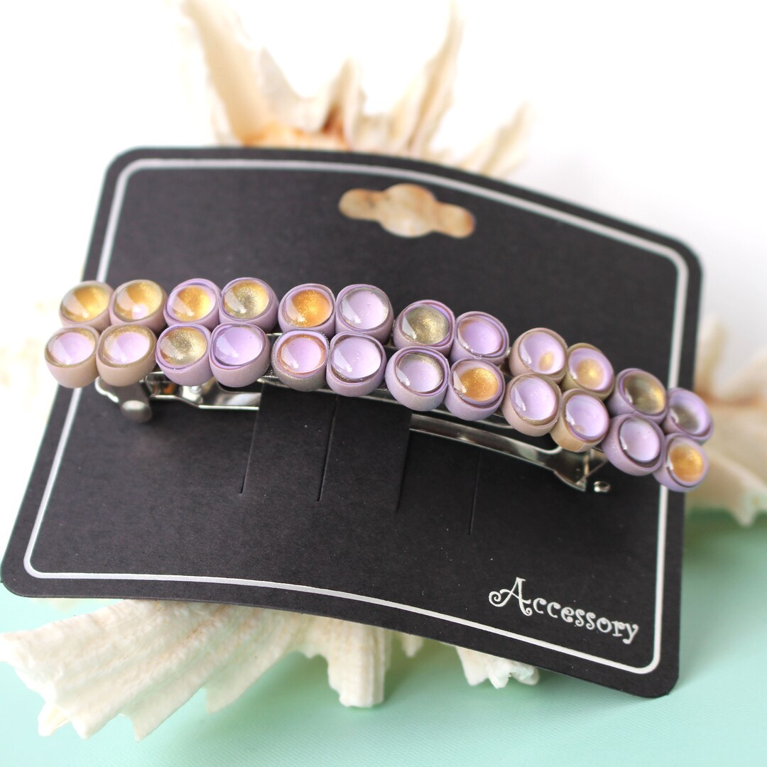 Hair Barrette / Large Barrette / Hair Slide / Hair Clip / French ...