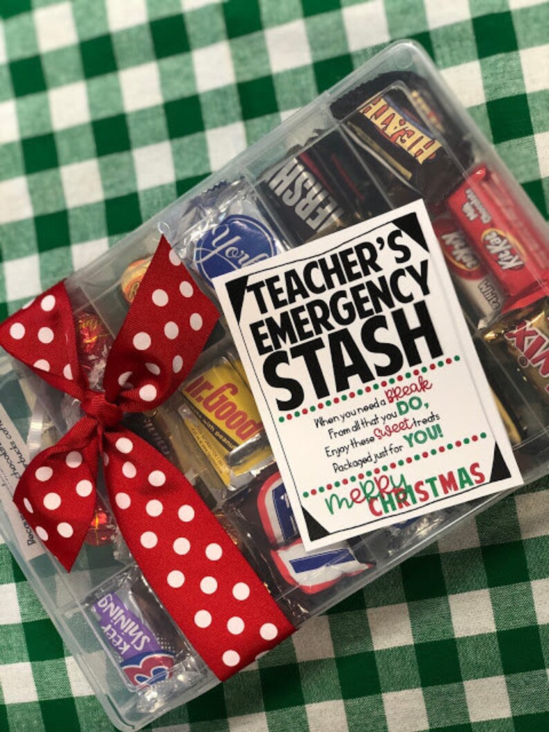 INSTANT Download Christmas Gift Printables Chocolate Stash - Etsy