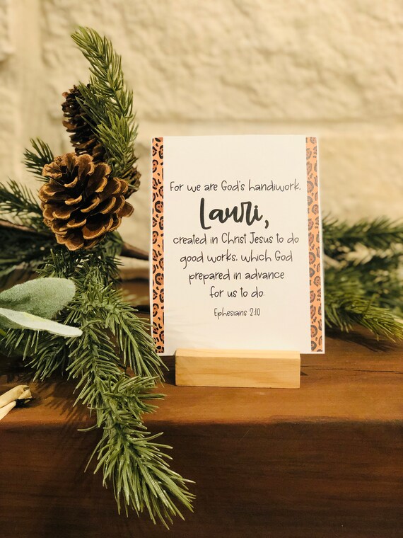 Personalized Scripture Cards: Digital Download Set 2 | Etsy