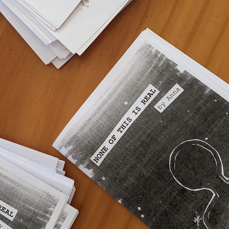 DIGITAL ZINE: None of This is Real - Etsy