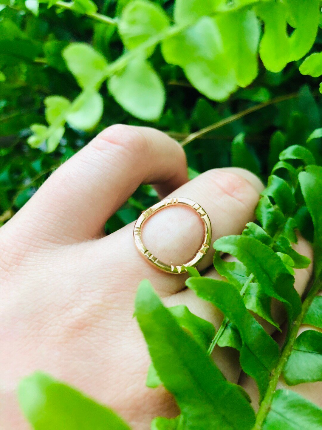 Gold Filled / Silver O Ring • All Sizes Avaliable • Etched O Ring ...