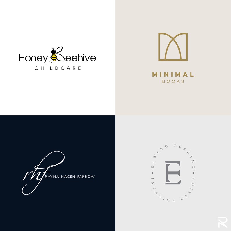Custom Logo Design Package 5 Unique Concepts Professional - Etsy