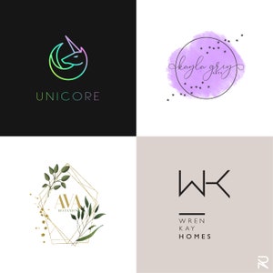 Custom Logo Design Package 5 Unique Concepts Professional - Etsy