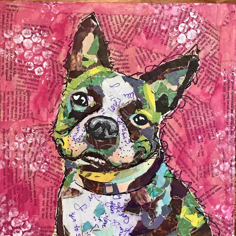 Dog Collage Portrait - Etsy