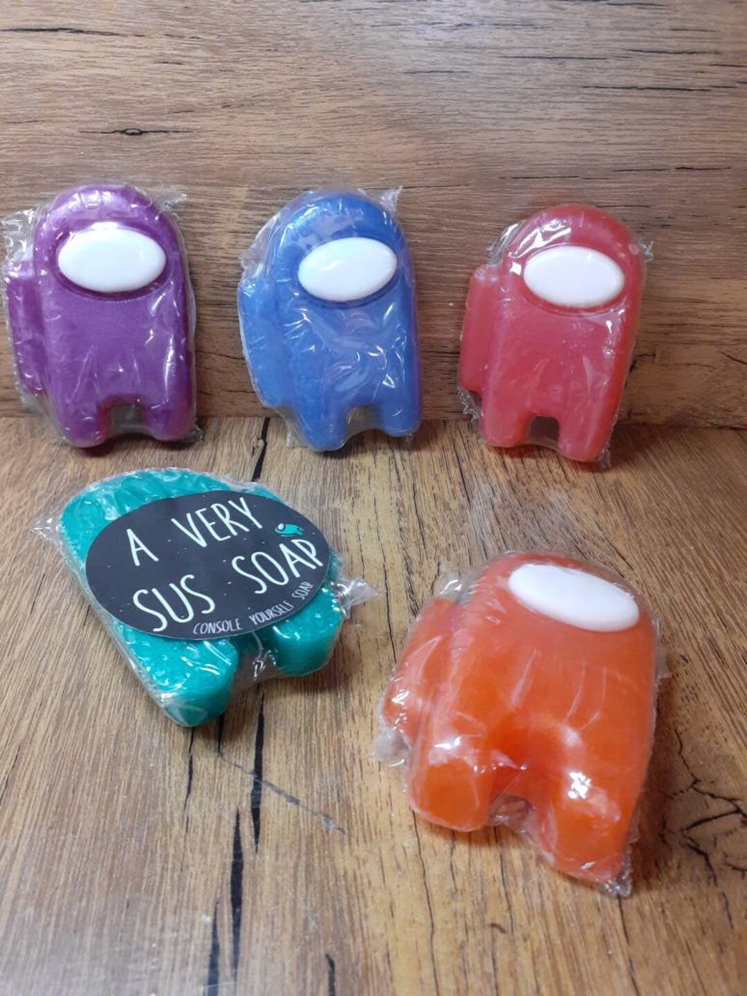 A Very Sus Soap - Among Us Crewmate Soap - Etsy