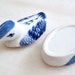 Vintage Porcelain Duck Trinket Box Hand Crafted Duck Shaped Trinket Box ...