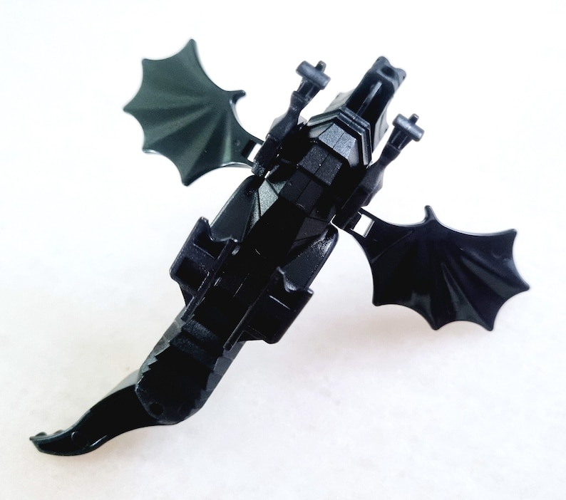 Vintage Extremely Rare Black Wings Lego Black Dragon Display Figurine ...