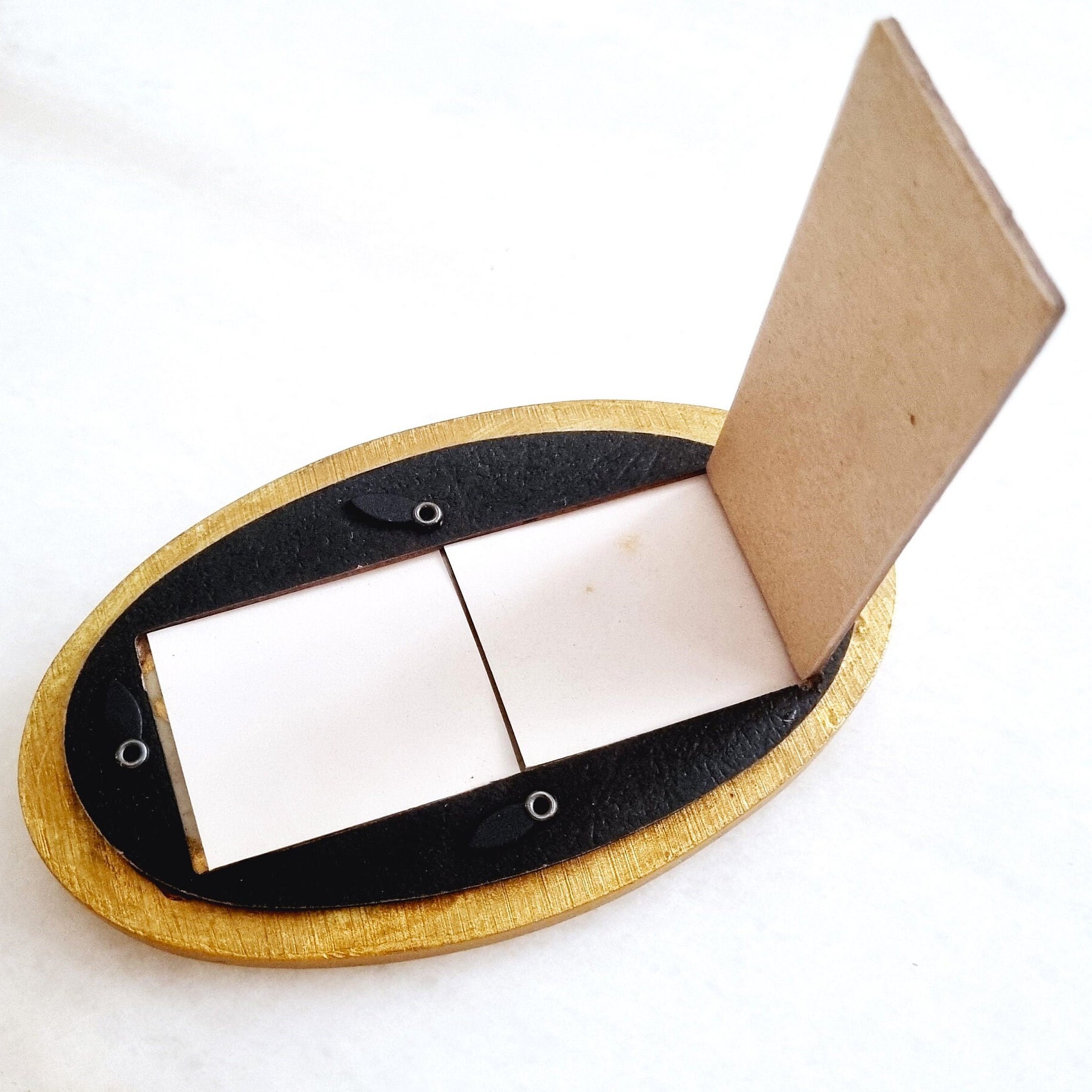 Vintage European Style Double Photo Frame Lid Trinket Box Hand Crafted ...