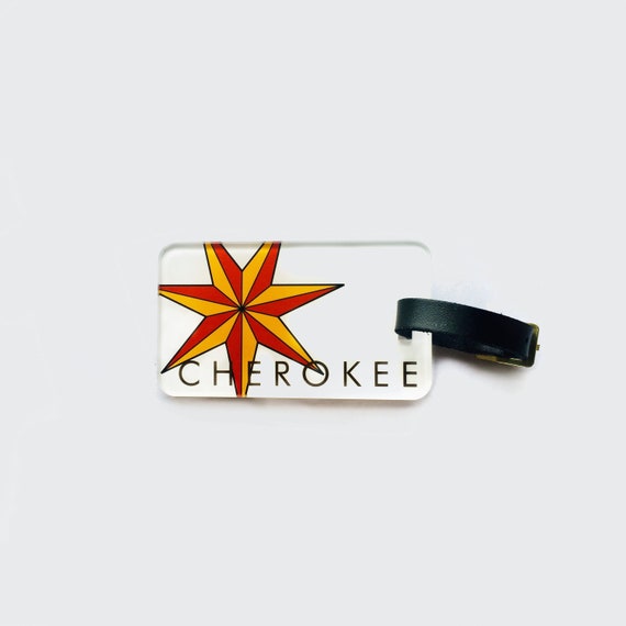 Id/luggage Tag Cherokee Star Tsalagi Cherokee Designed | Etsy
