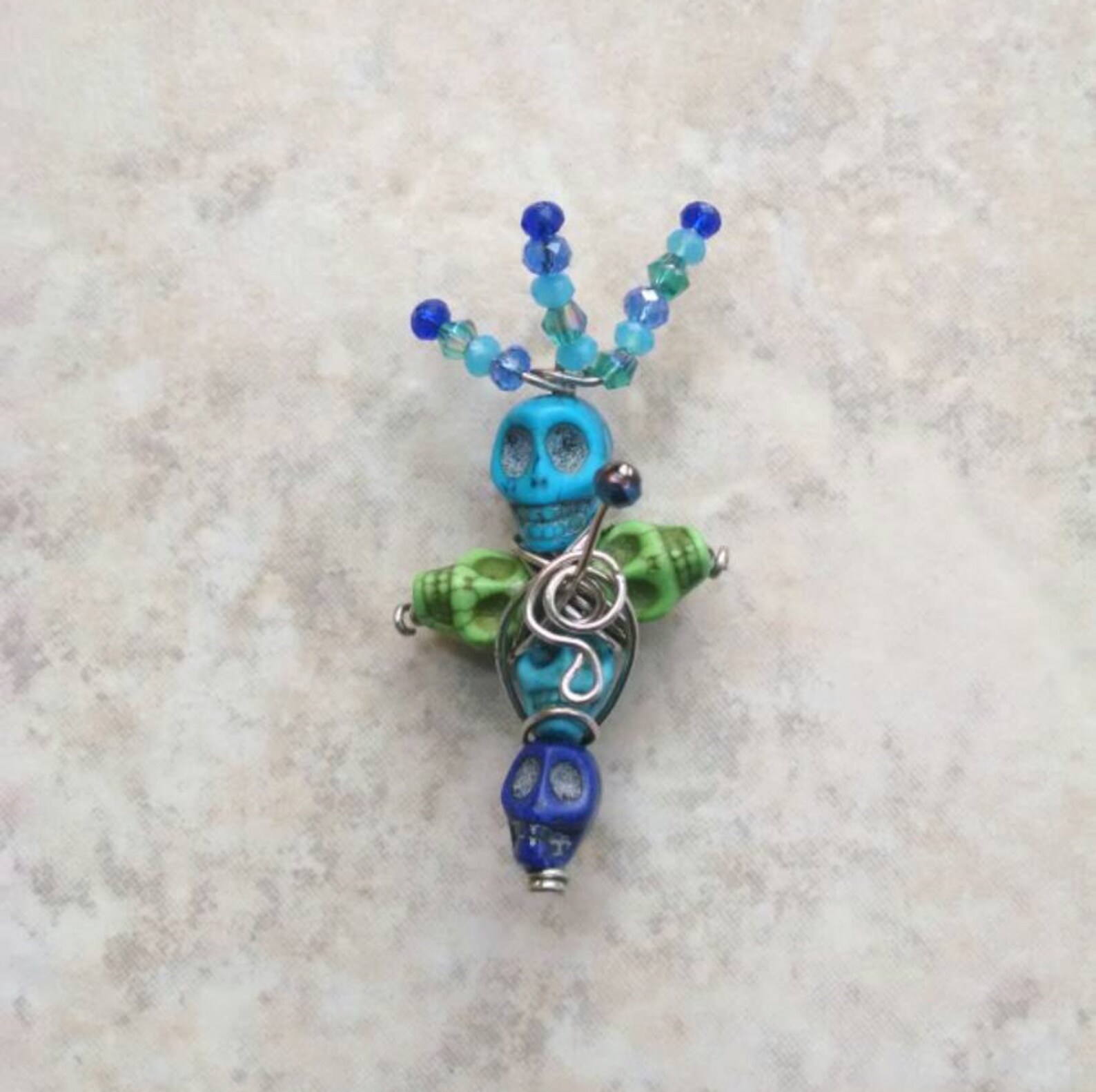 Voodoo Doll Pendants Themed Colors - Etsy