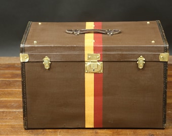 Louis Vuitton Leather Hat Trunk - Etsy