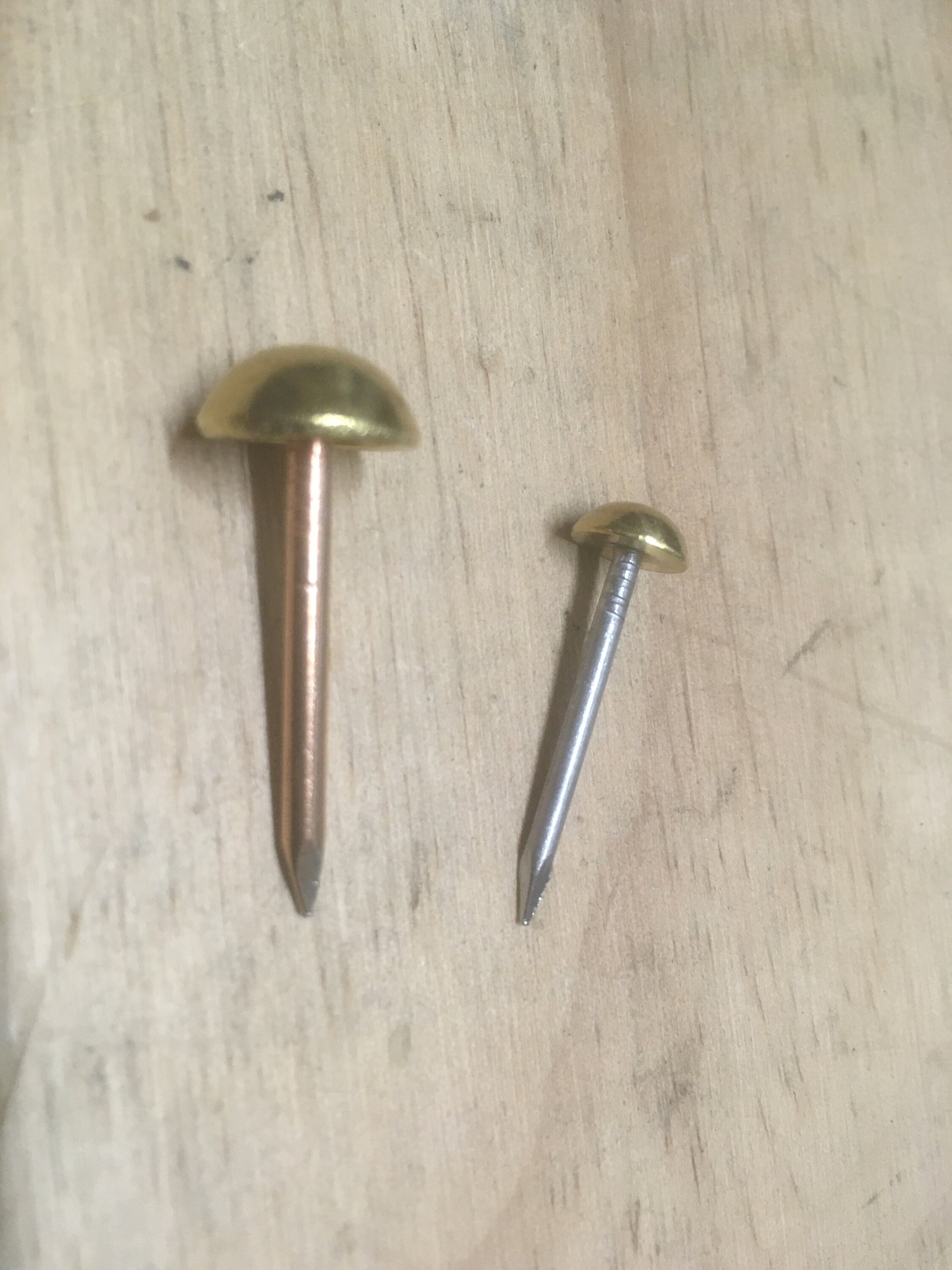Massiv Brass Nail 8.5mm Diameter - Etsy UK
