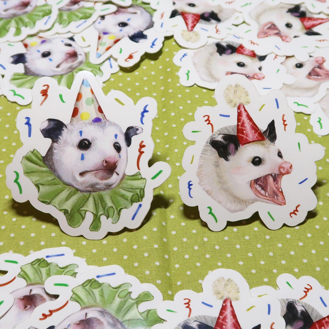 Party Opossums - Stickers - Etsy