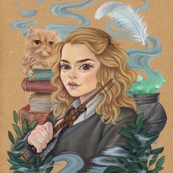 Hermione Fan Art - Etsy UK