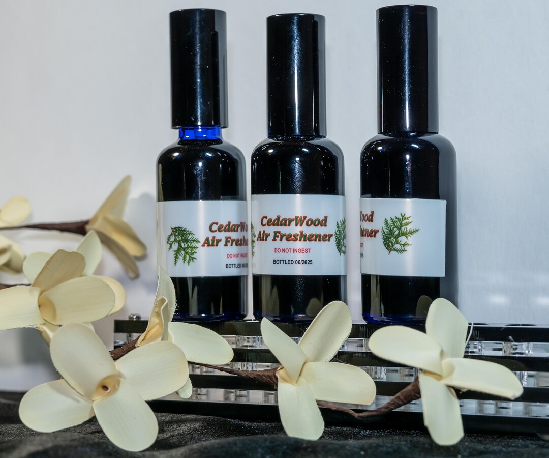 Cedar Extract Air Freshener ~ 2OZ Metal Spray Bottles ~ Aromatherapy - Etsy