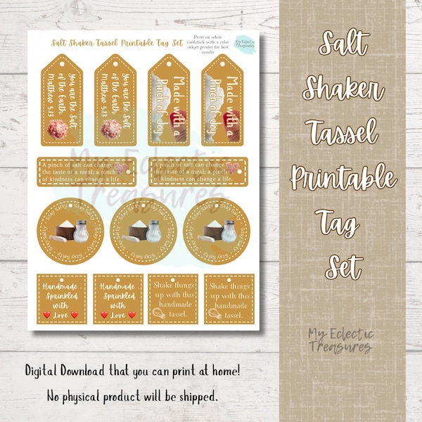 Salt Tassels - Etsy