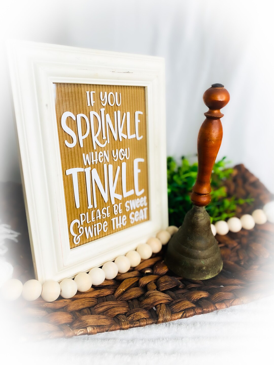 Bathroom Vinyl Decal | If You Sprinkle When You Tinkle | Multiple ...