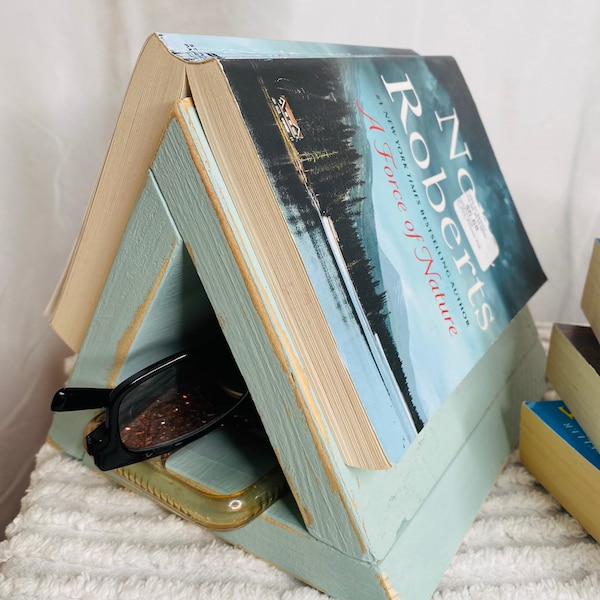 Wooden Book Holder - Etsy