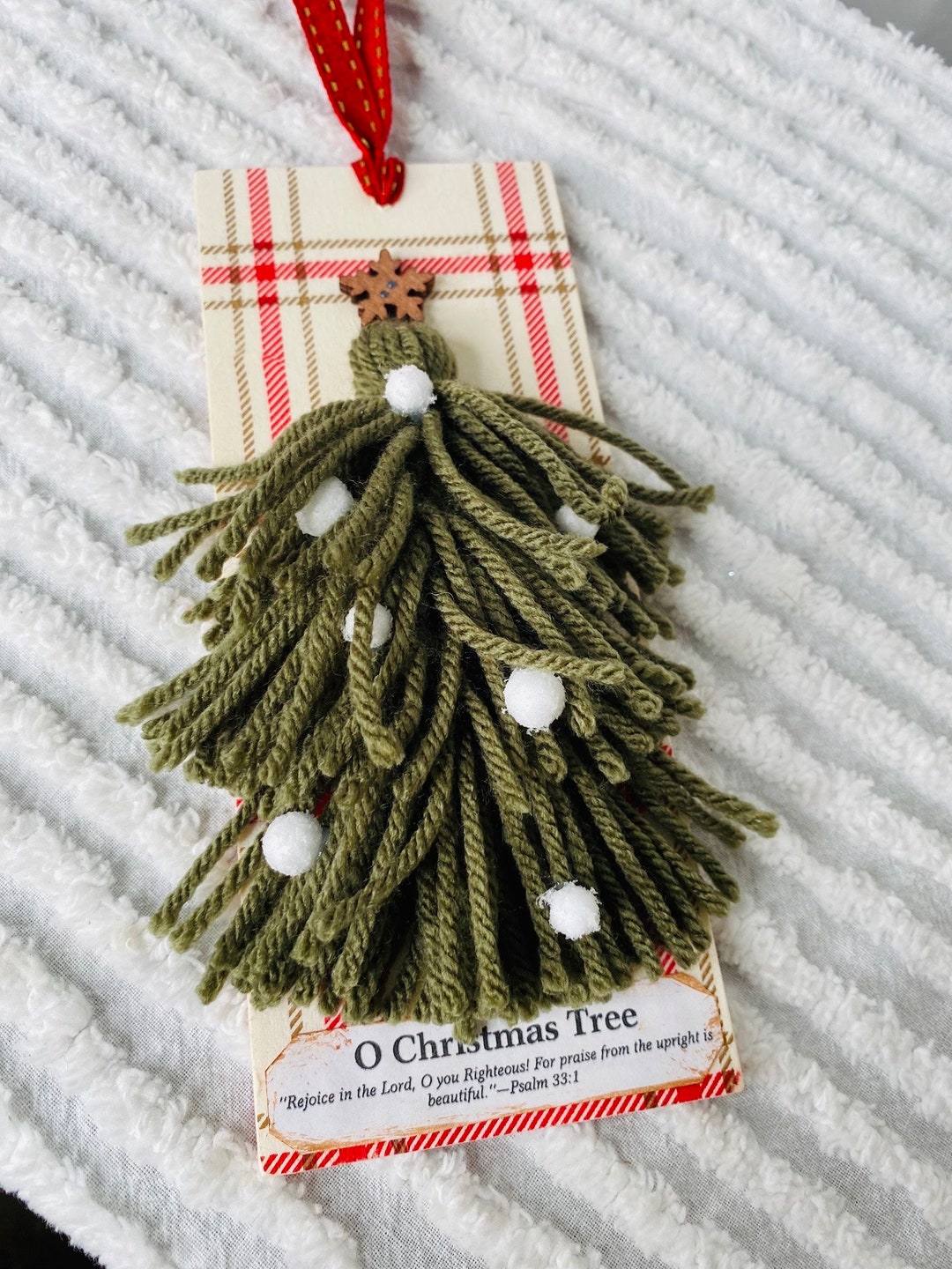 O Christmas Tree Ornament Craft Kit Not a Finished Product Craft Kit ...