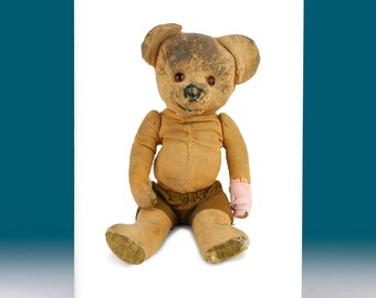 Retro teddy bear | Etsy