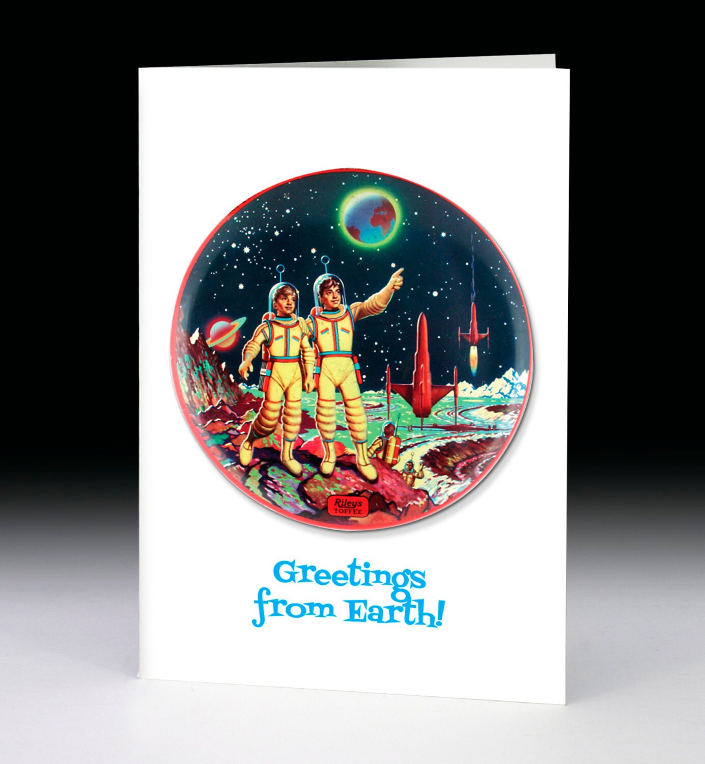 Greetings From Earth Greeting Card 1950s Astronauts Mission | Etsy
