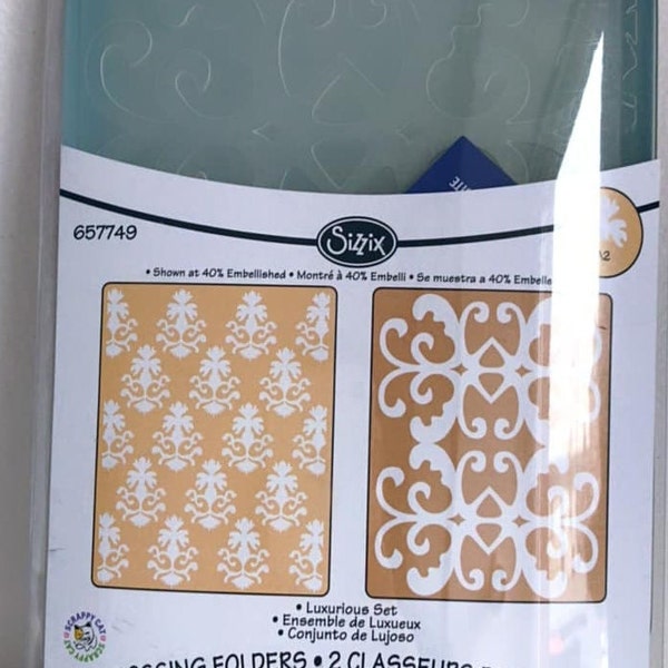 Embossing Folder Set - Etsy
