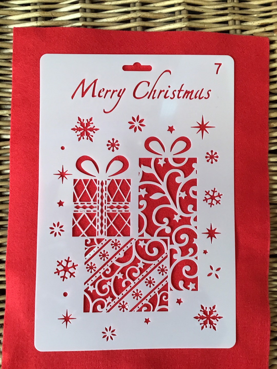 Christmas Present/parcel Stencil Great for Indoor and - Etsy