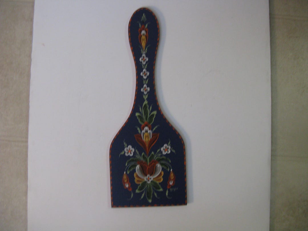 Norwegian Rosemaling on a Paddle - Etsy