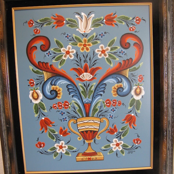 Rosemaling - Etsy