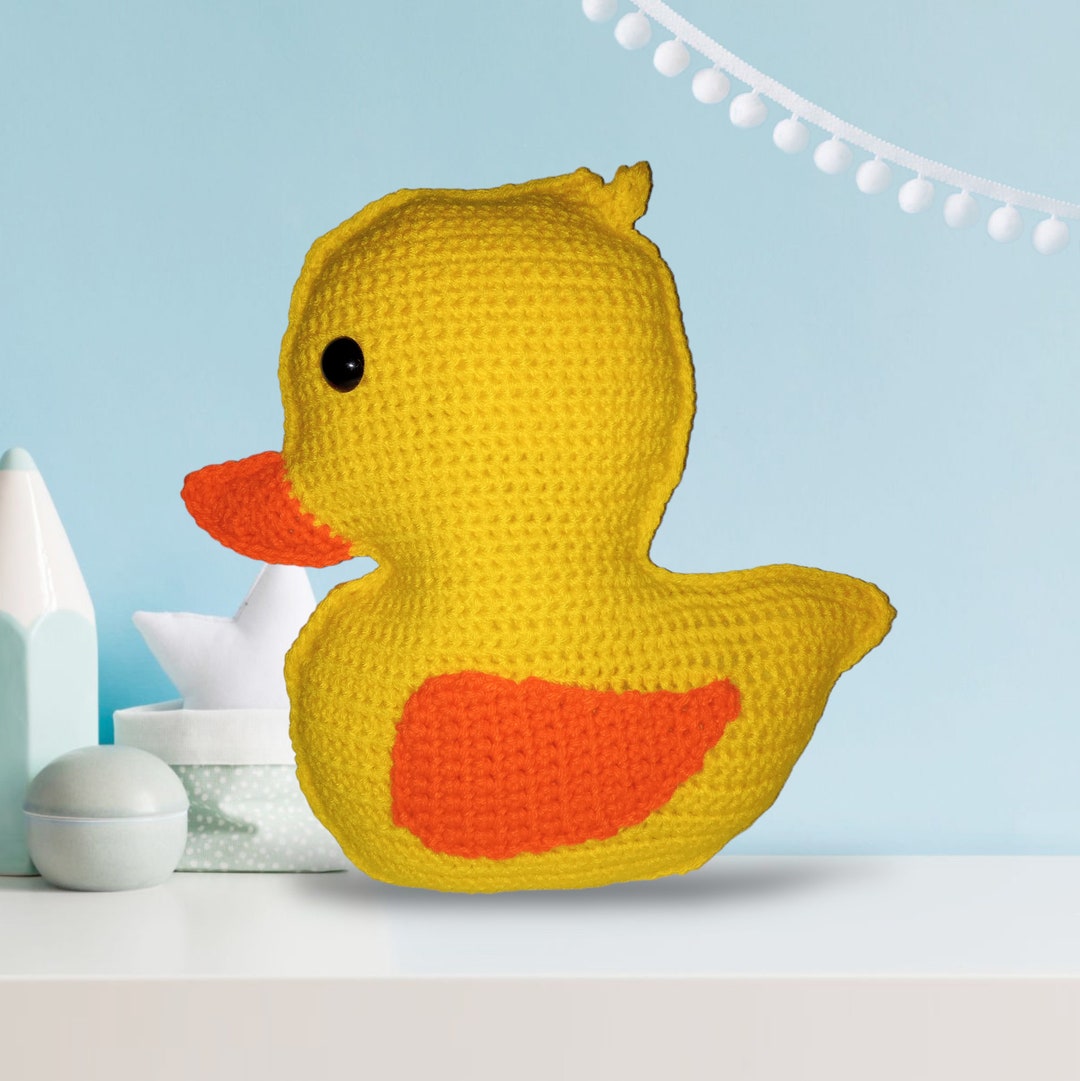 Rubber Duckie Kawaii Plush Yellow Duck Plush Cuddles Crochet Plushie - Etsy