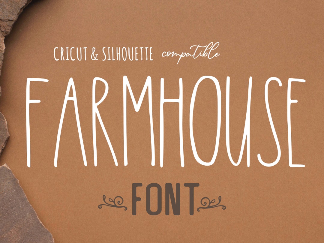 Skinny Font, Rae Dunn Font, FARMHOUSE FONT SVG, Rae Dunn Inspired Font ...
