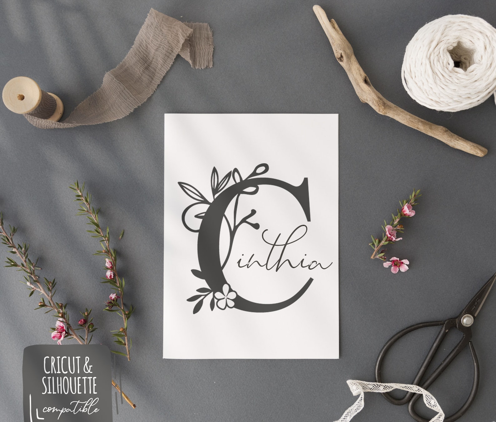 Floral Alphabet SVG Herbal Alphabet Svg Botanical Alphabet - Etsy Canada