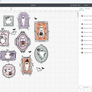 Halloween Svg Png, Ghost Svg, Halloween Frames With Ghosts, Ghost Png ...