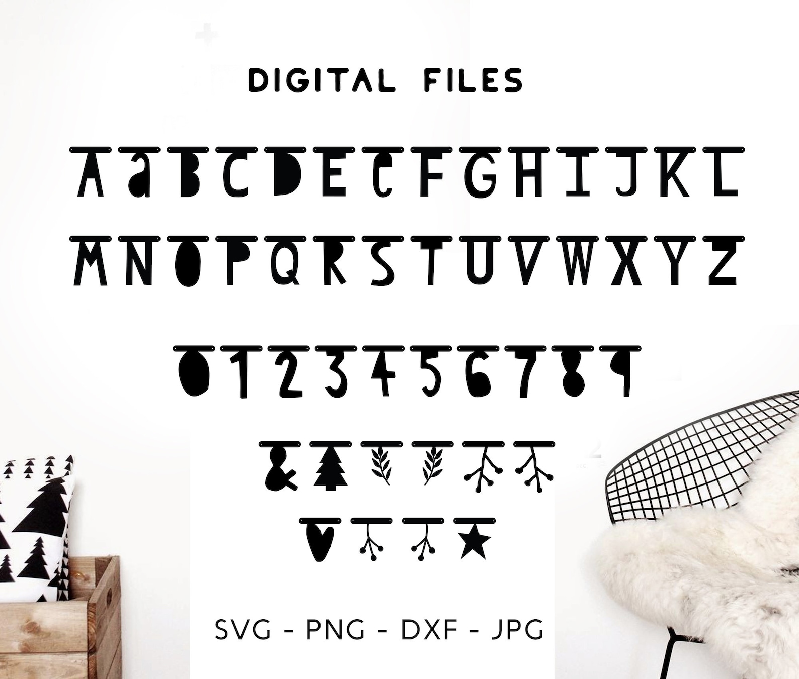 Letter Banner SVG Letter Garland Svg Valentines Day Banner - Etsy Canada