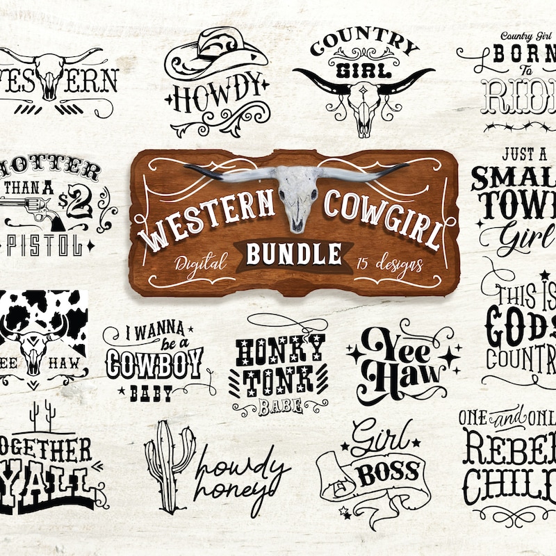 Western Svg - Etsy