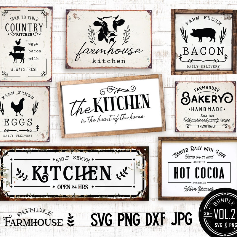 Kitchen Sign Svg - Etsy