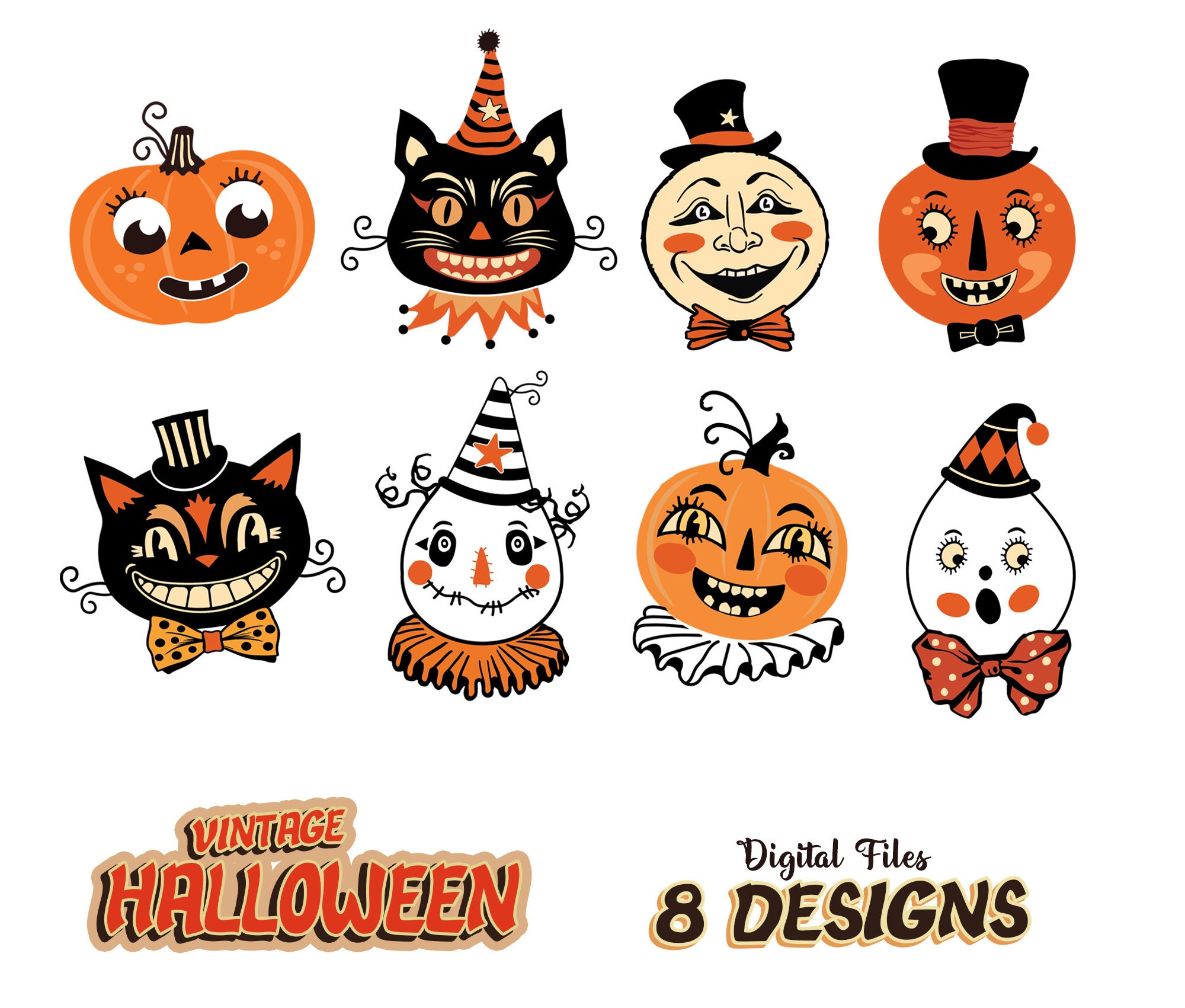 Primitive Halloween Clip Art