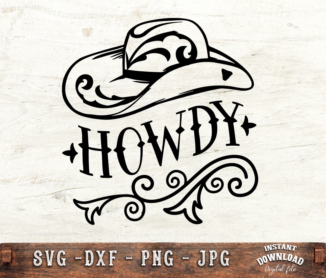 Howdy Svg Cowgirl Svg Western Svg Southern SVG Country - Etsy