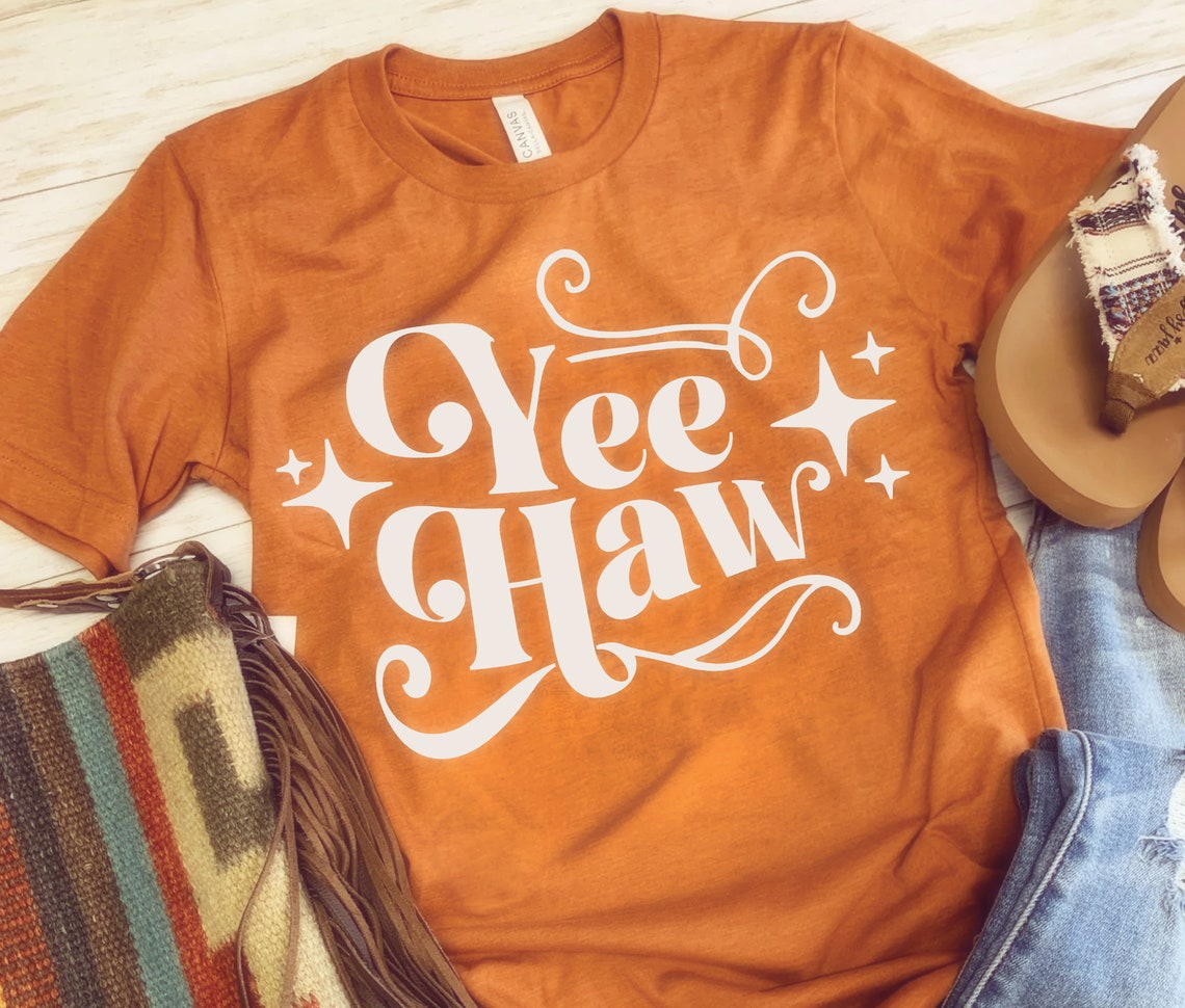 Yee Haw SVG Cowgirl Svg Southern Girl Country Cowboy - Etsy