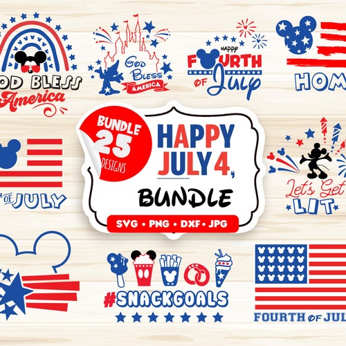 4th of July Fireworks SVG Bundle for Independence Day - Etsy