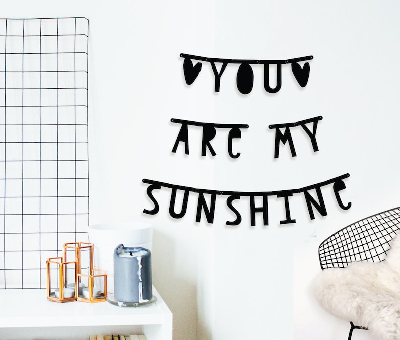 Letter Banner SVG Letter Garland Svg Valentines Day Banner - Etsy