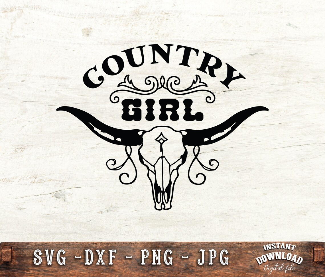 Country Girl Svg Cowgirl Svg Western Svg Southern SVG - Etsy