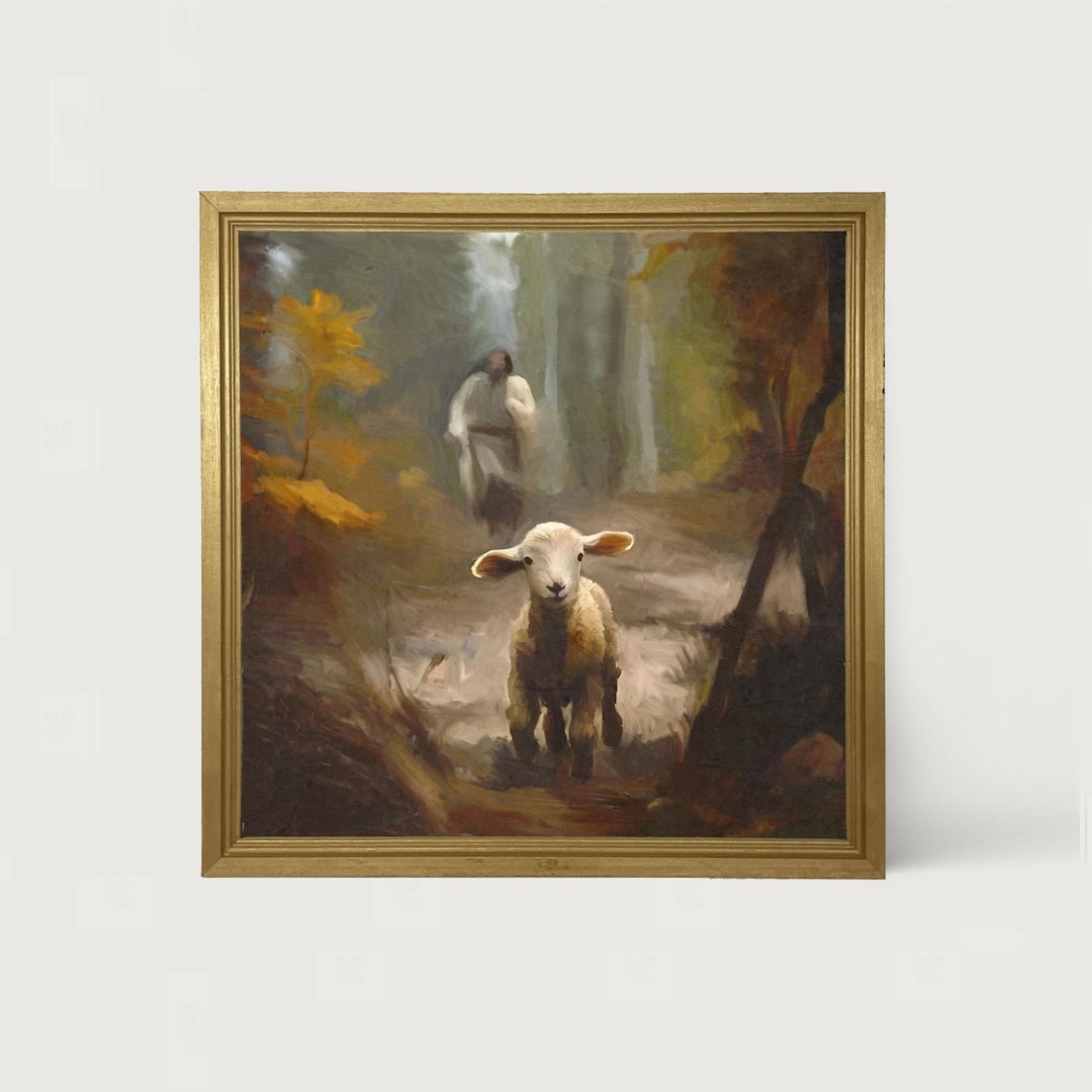 Little Lamb: [framed Print] Nativity Scene | Embrace the Ethereal ...