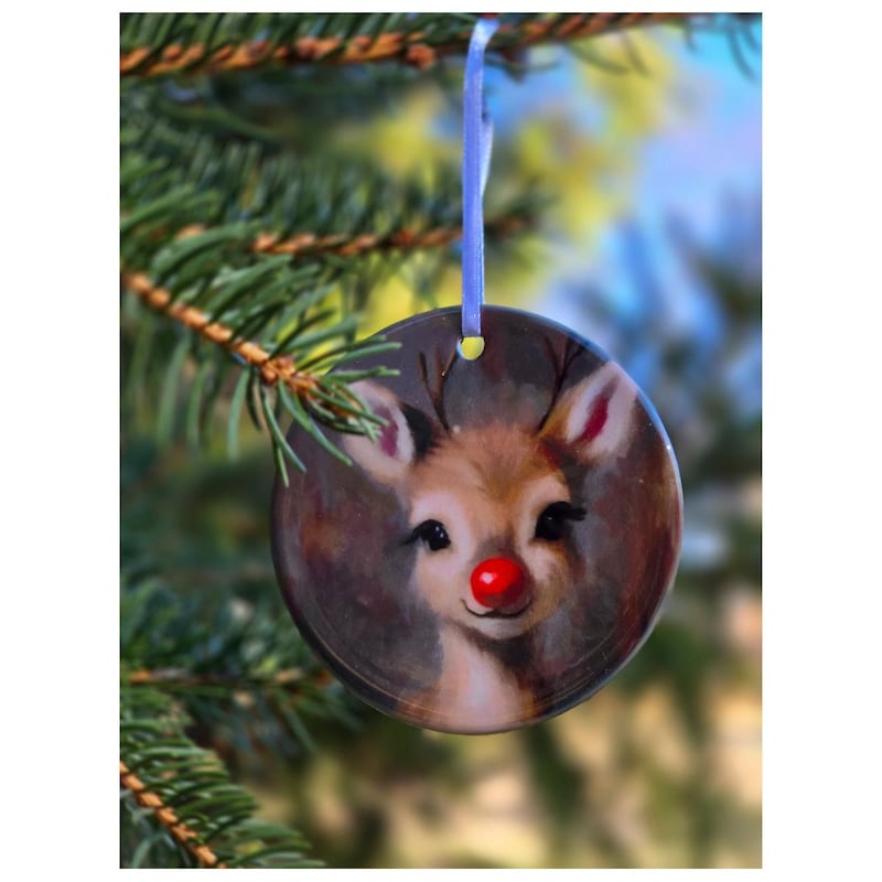 Rudolphs the Red Nosed Reindeer Decorations - Etsy