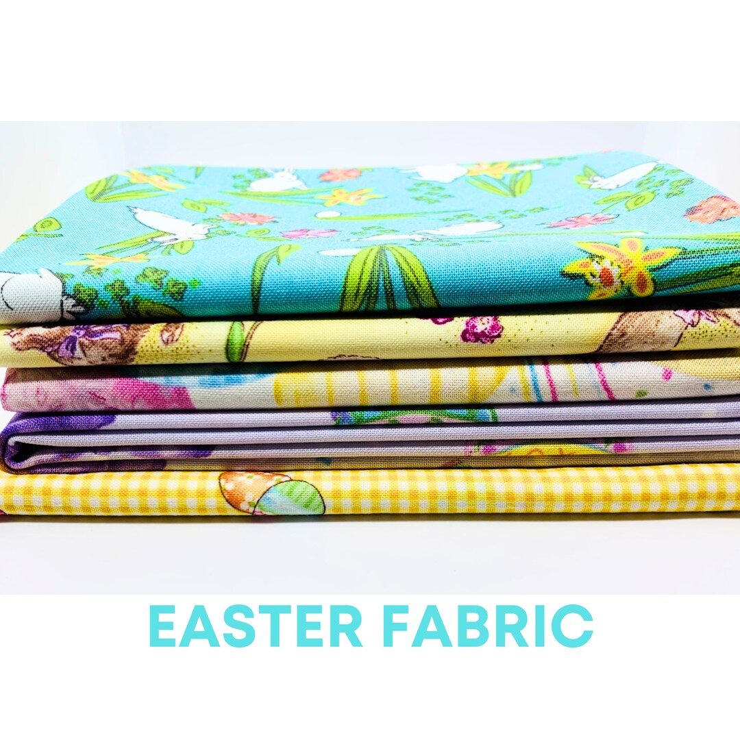 Fat Quarters, Easter Fabric, Fat Quarter Bundle Cotton Fabric, Fabric ...