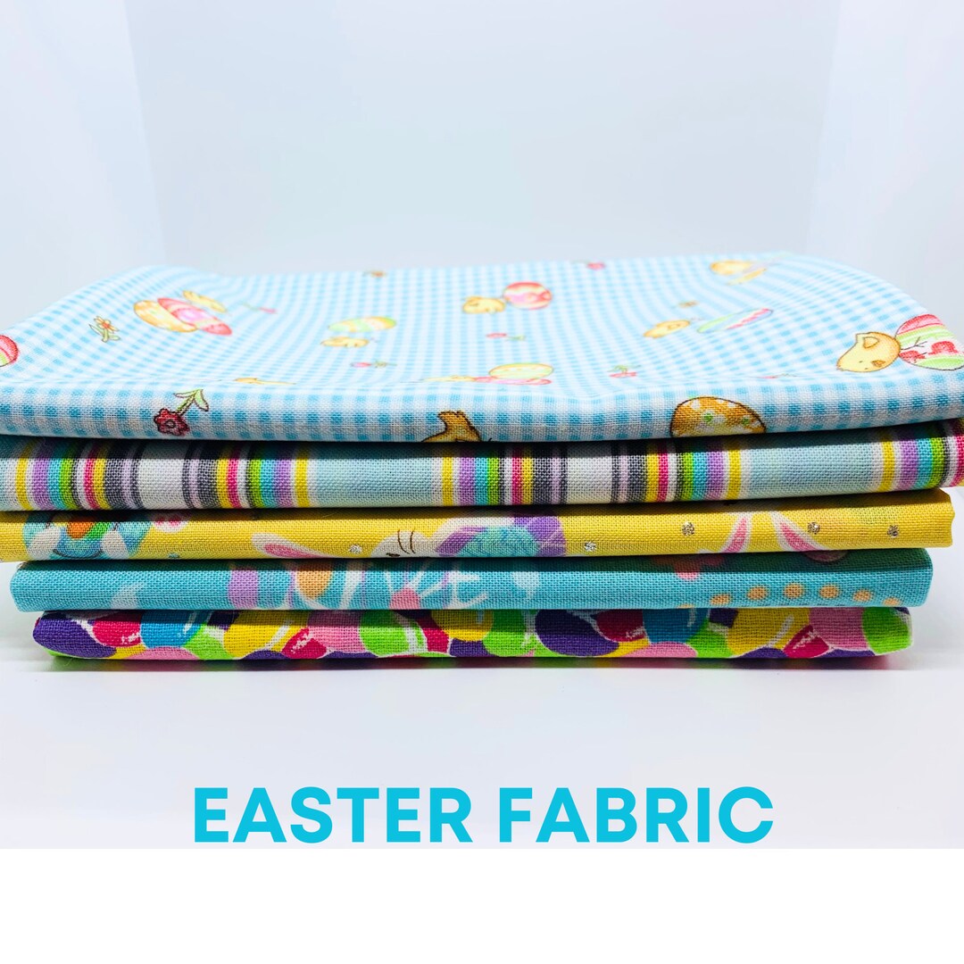 Fat Quarters, Easter Fabric, Fat Quarter Bundle Cotton Fabric, Fabric ...