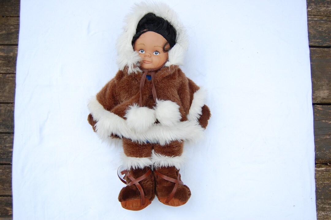 Kipmik Native Alaskan Eskimo 16 Doll Northern Neighbors Removable Coat ...
